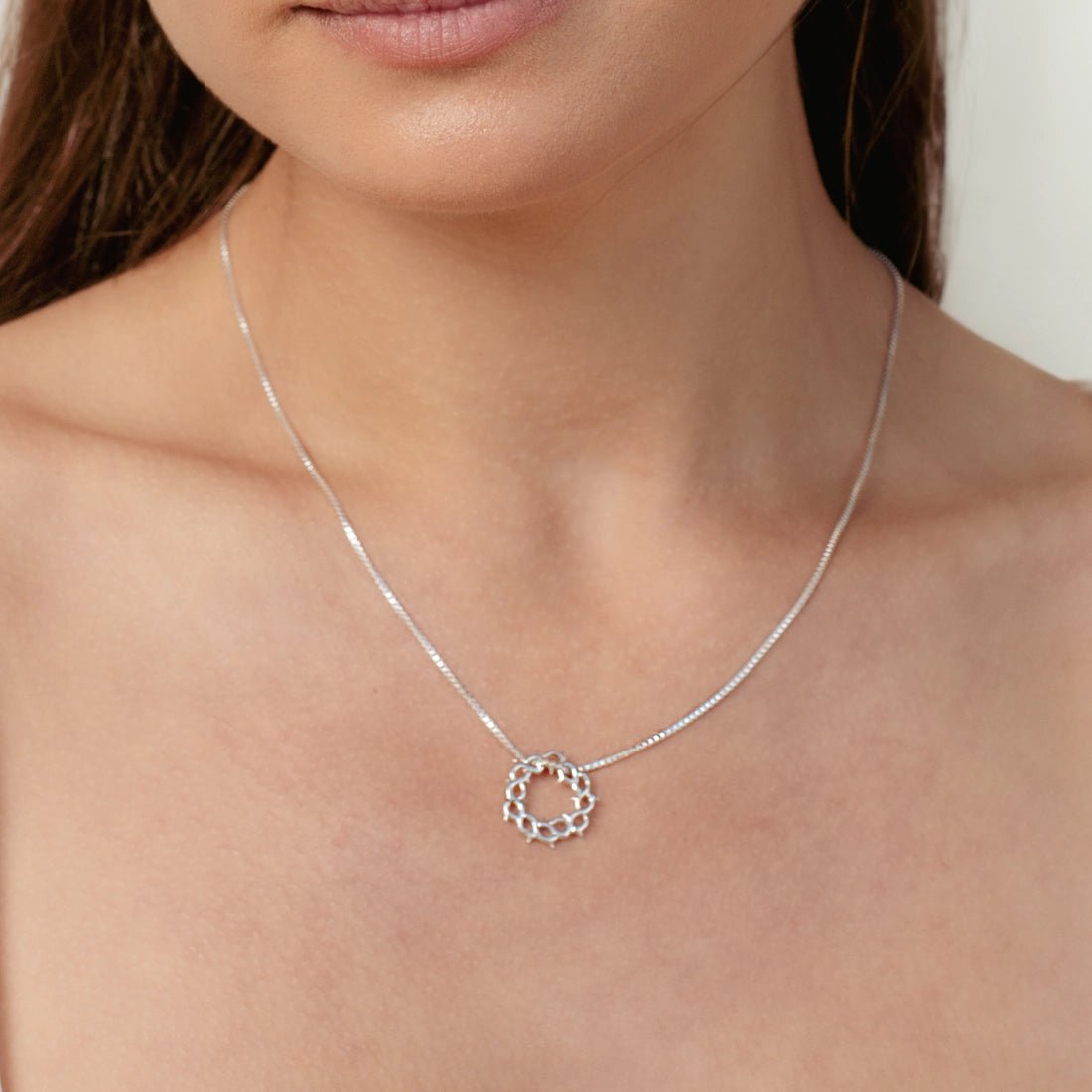 Rizen Crown of Thorns Necklace | Sterling Silver