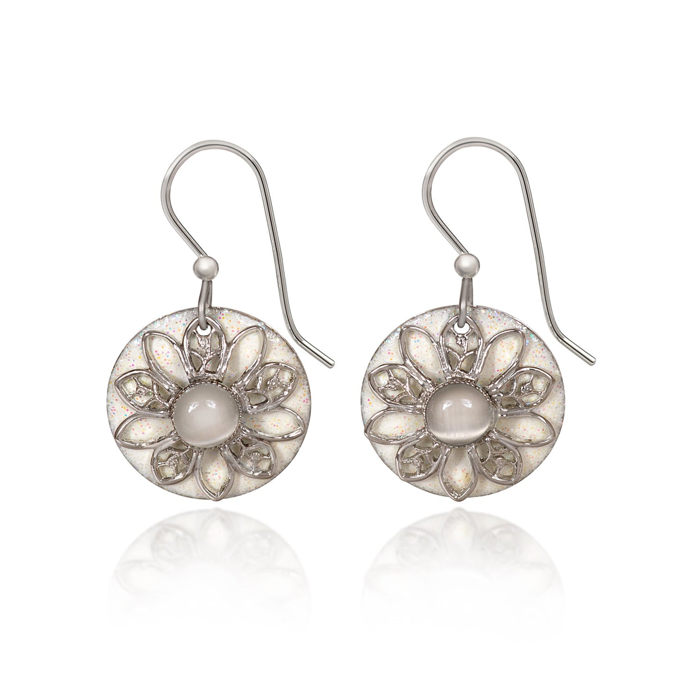 Silver Forest Earrings: Made in Vermont