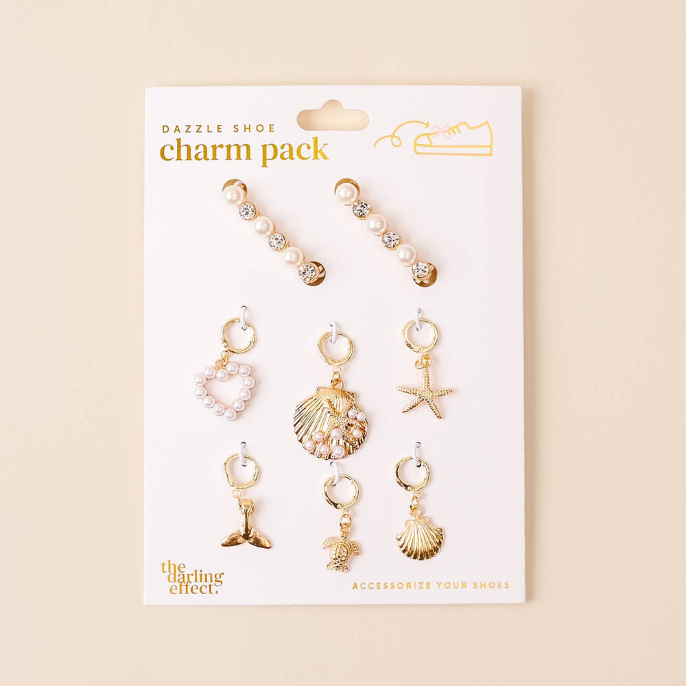 The Darling Effect Dazzle Shoe Charm Pack – Ocean Breeze | Sea Life, C